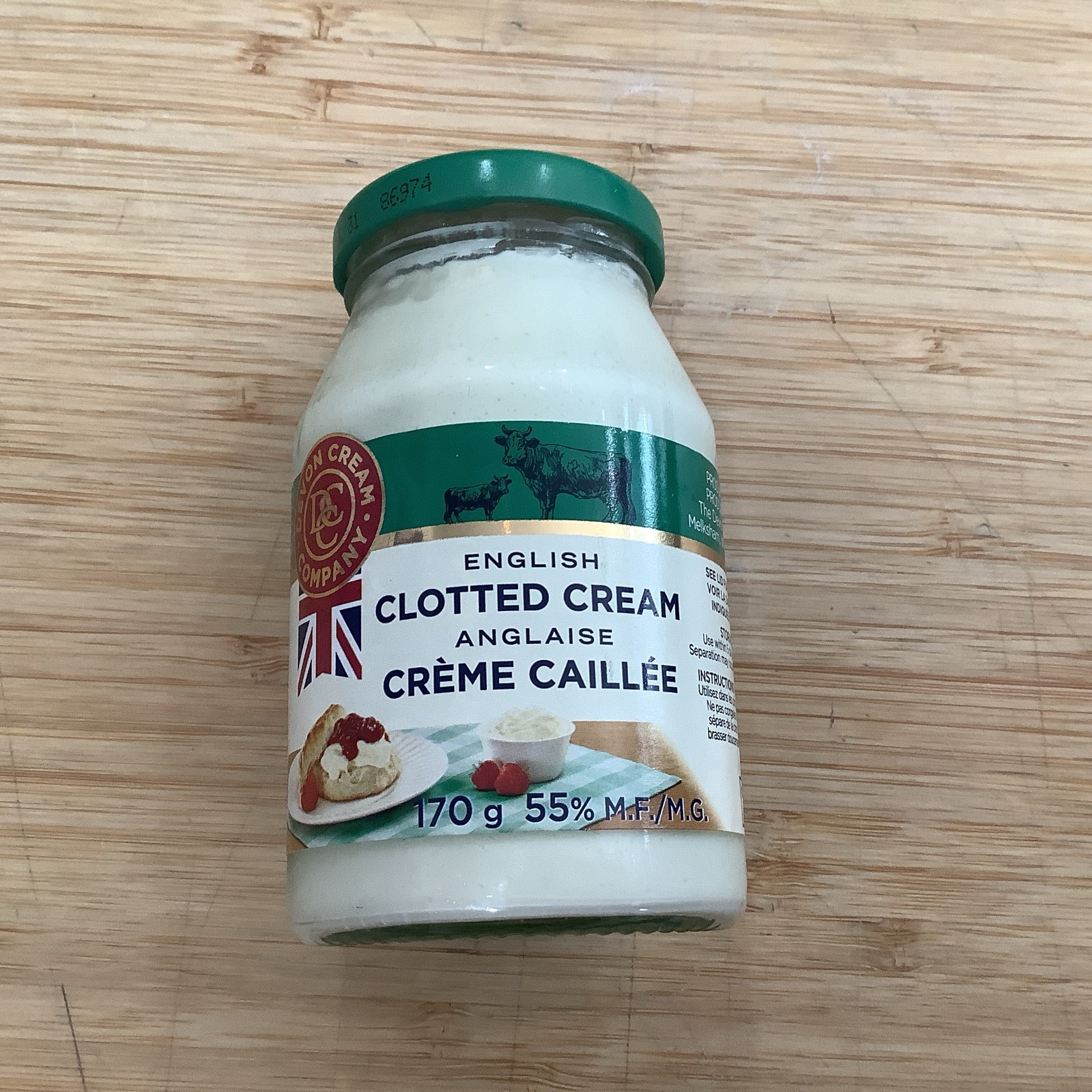 English Clotted Cream 170g | Fraser & Fig - Artisanal Grazing Provisions
